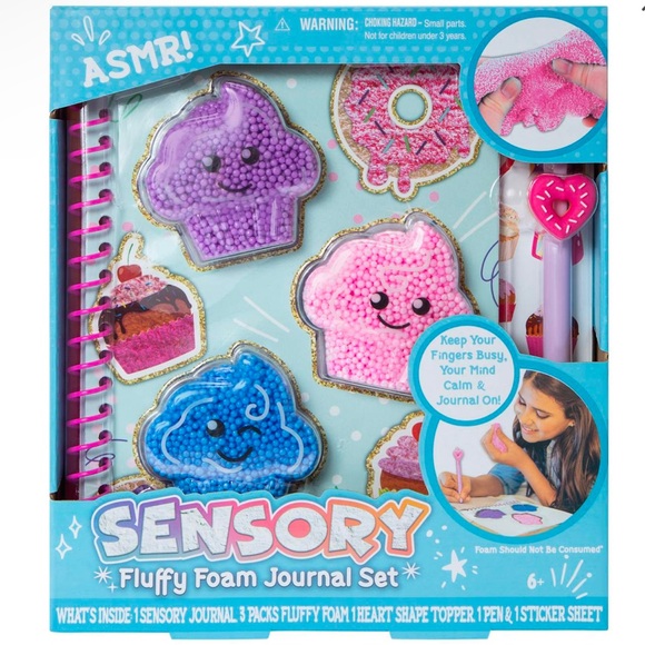 Toys | Sensory Journal Set Fluffy Foam | Poshmark